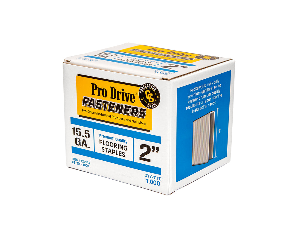 15.5 GA Hardwood Flooring Staples – Pro-Drive Fasteners®